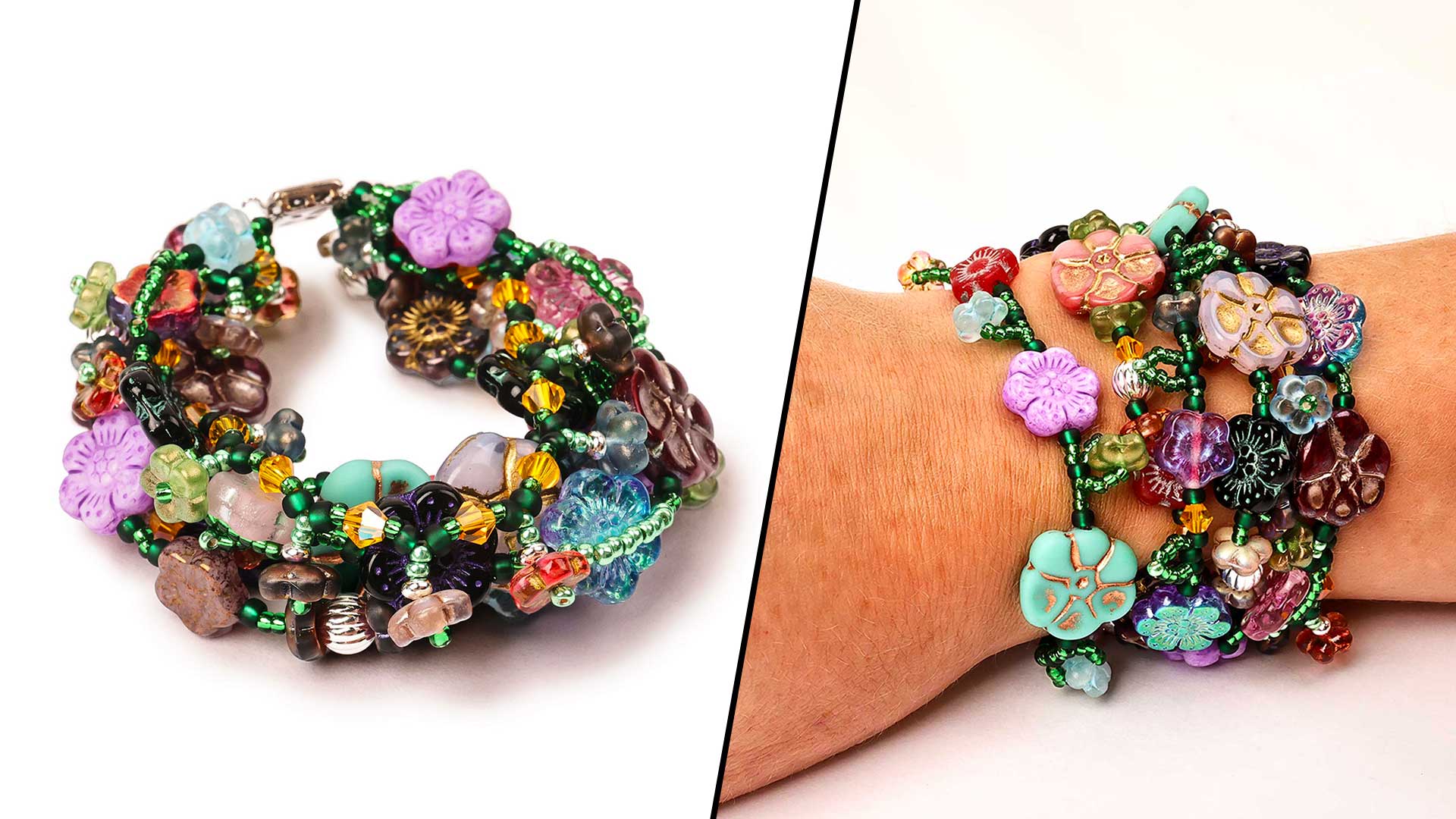 Growing Vines Multi-Strand Bracelet Tutorial | PotomacBeads