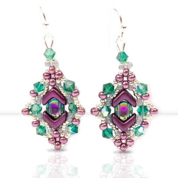 Eva Enlightenment Earrings Tutorial | PotomacBeads