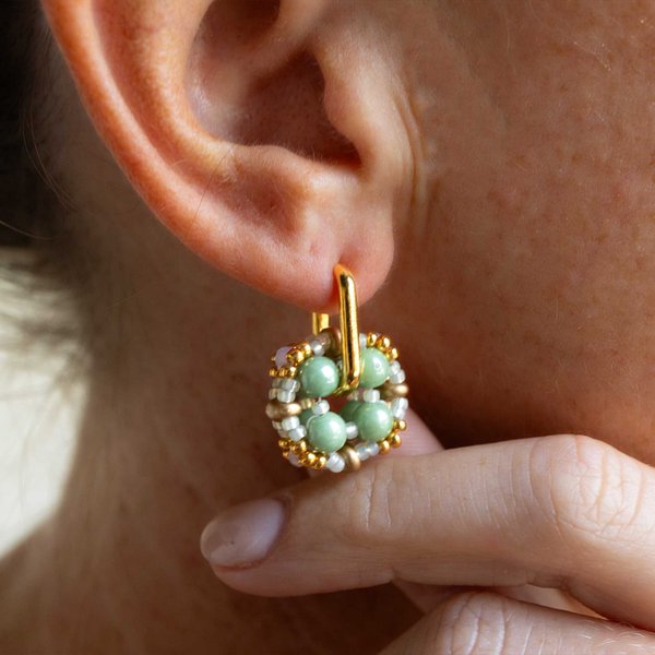 Bridge Beaded Beads Earrings Tutorial | PotomacBeads