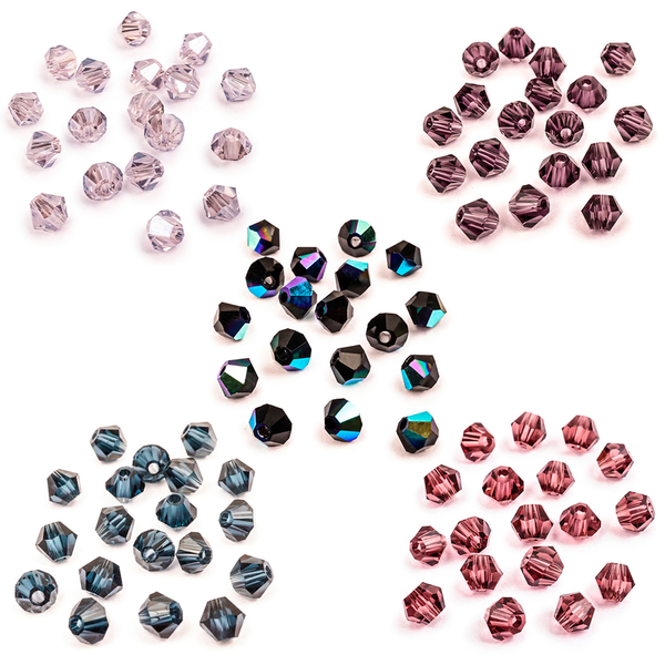 Crystal Bicones 4mm | PotomacBeads