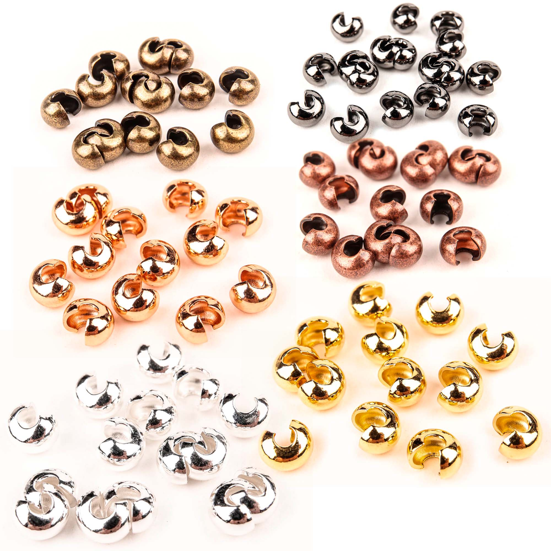 Brass Crimp Covers: Elevate Your Handmade Jewelry Design