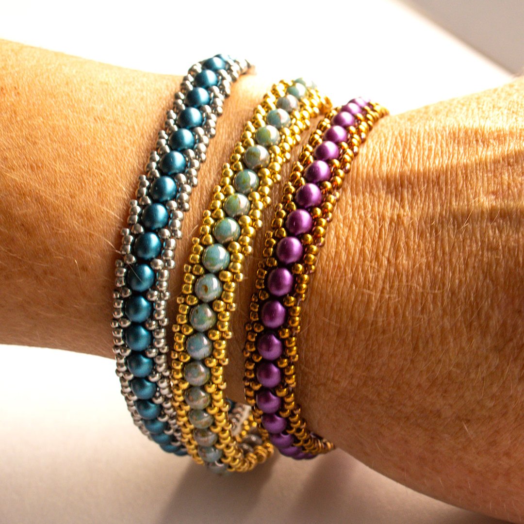 RounDuo Bangle Stacker Bracelets Tutorial | PotomacBeads