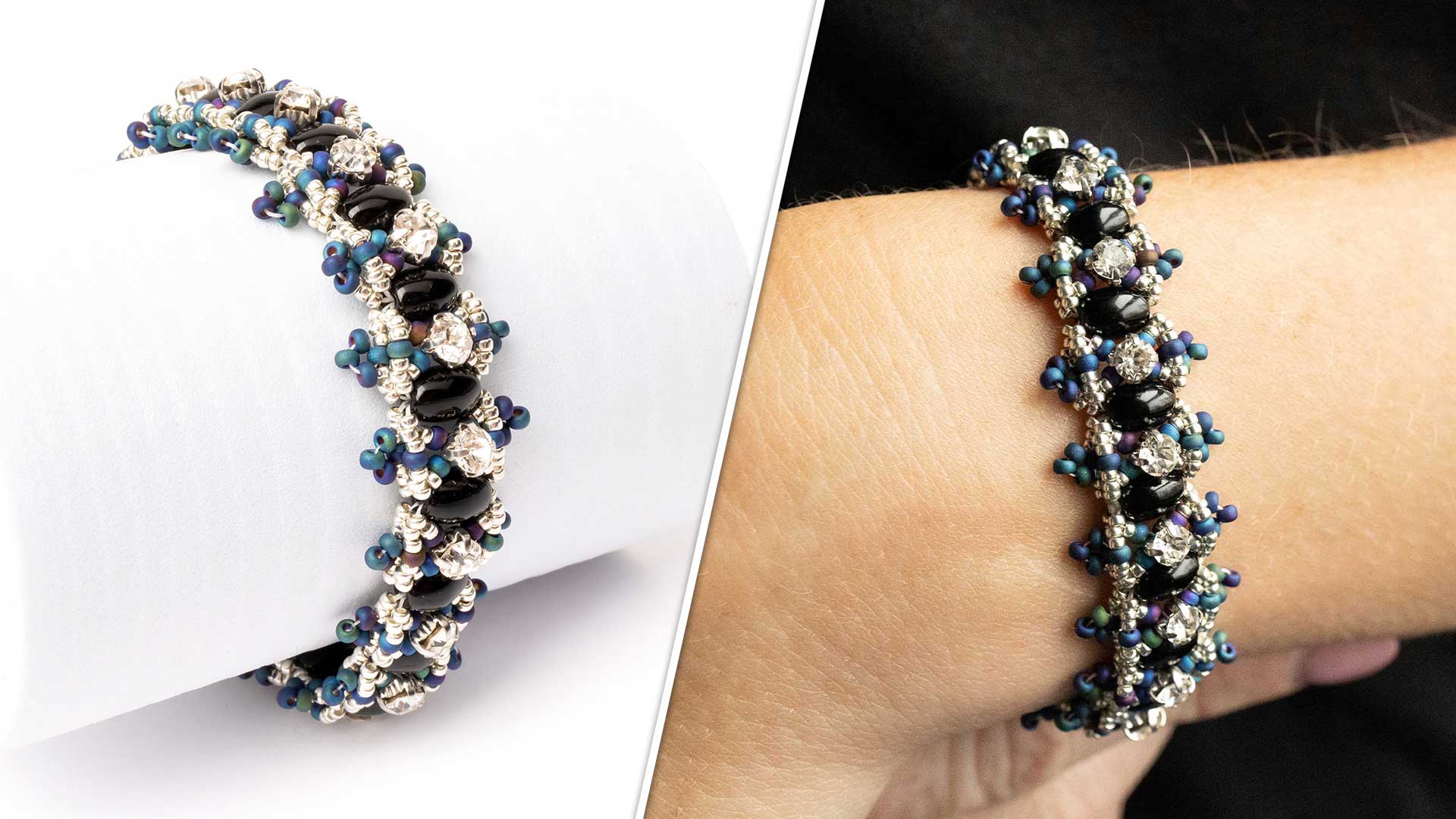 Rice Crystal Bracelet Tutorial