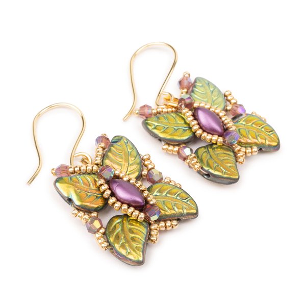 Butterfly Leaf Earrings Tutorial