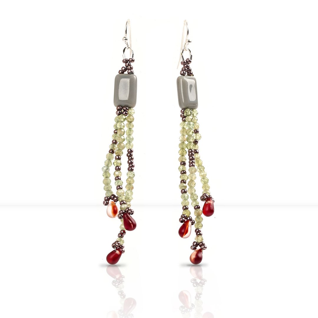 Simple Fringe Earrings Tutorial | PotomacBeads