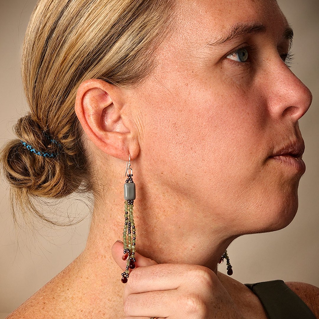 Simple Fringe Earrings Tutorial | PotomacBeads