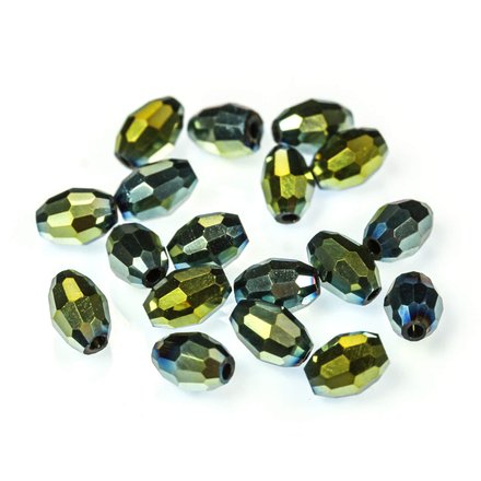Crystal Olive Beads 3x5mm | PotomacBeads