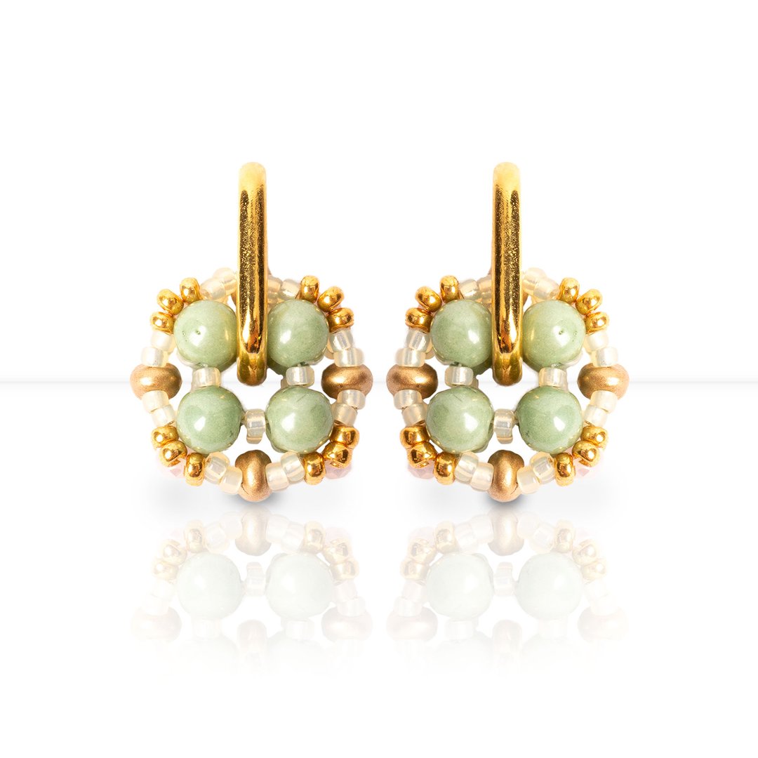 Bridge Beaded Beads Earrings Tutorial | PotomacBeads