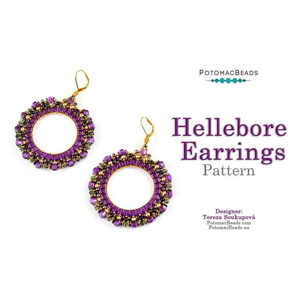 Pattern - Earring Projects/Hellebore Earrings