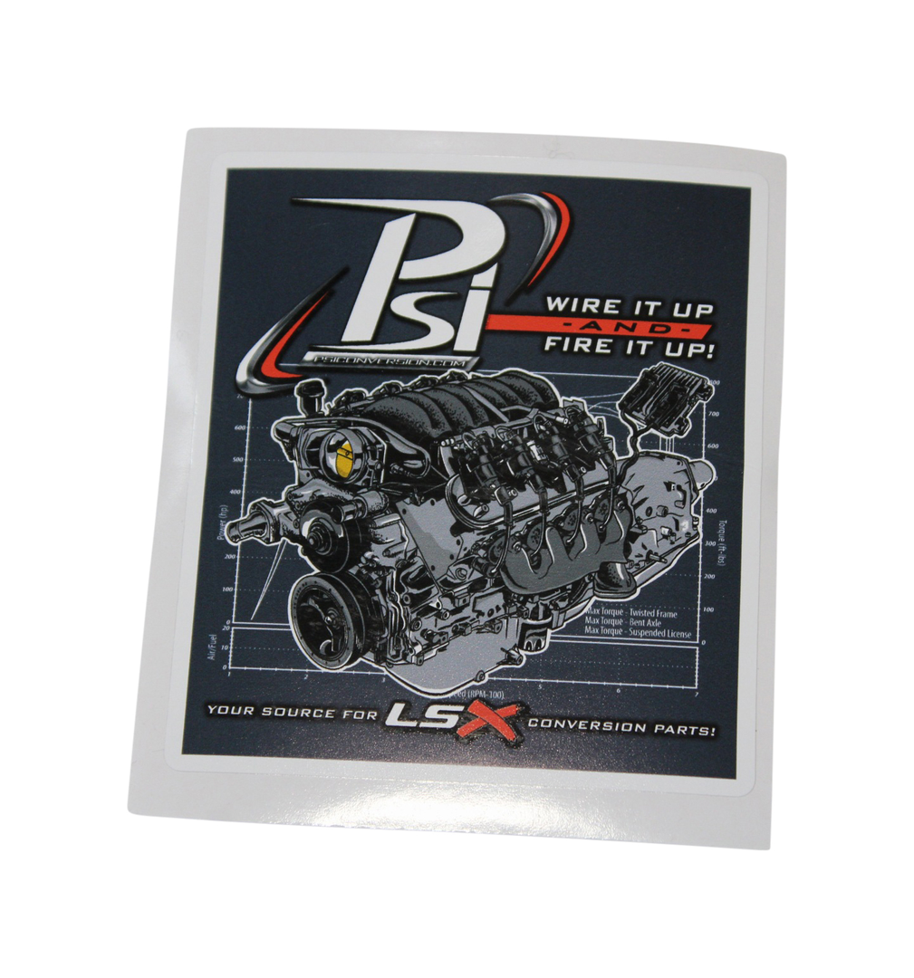 LSX Engine Sticker