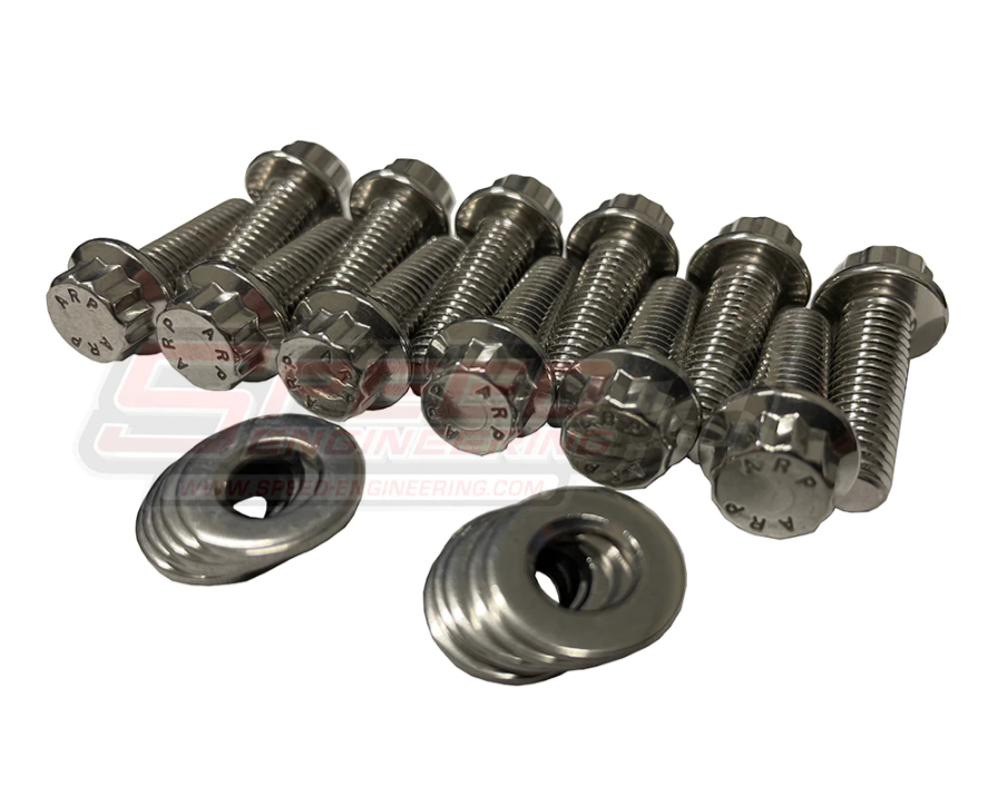 ARP LS 12PT STAINLESS HEADER BOLTS & WASHERS (POLISHED)