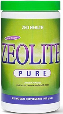 Zeolite powder with included measuring scoop