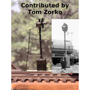 HO Signal Ground Mast Assembly #2