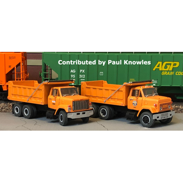 HO 80s GMC Brigadier Dump Truck