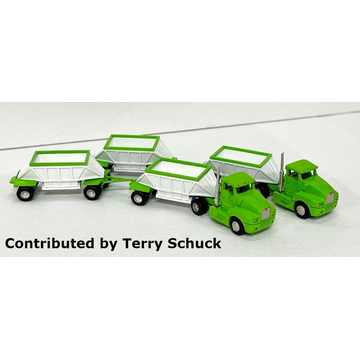 N Double Aggregate Hoppers