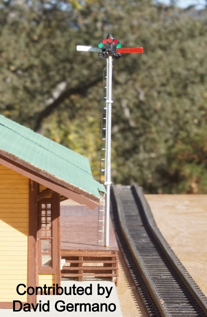 HO Upper Quadrant Train Order Signal Kit #2