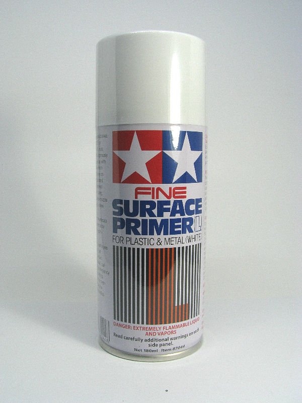 Tamiya White Surface Primer - 180 ml. spray can