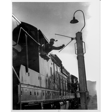 HO Train Order Signal Hoop Pole