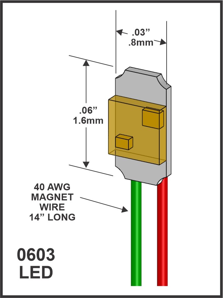 603 Size LED of Your Choice