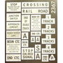 HO Trackside Signage