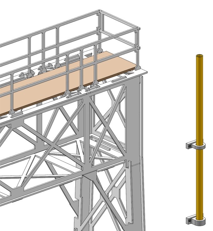 N Bridge Mast Mounts