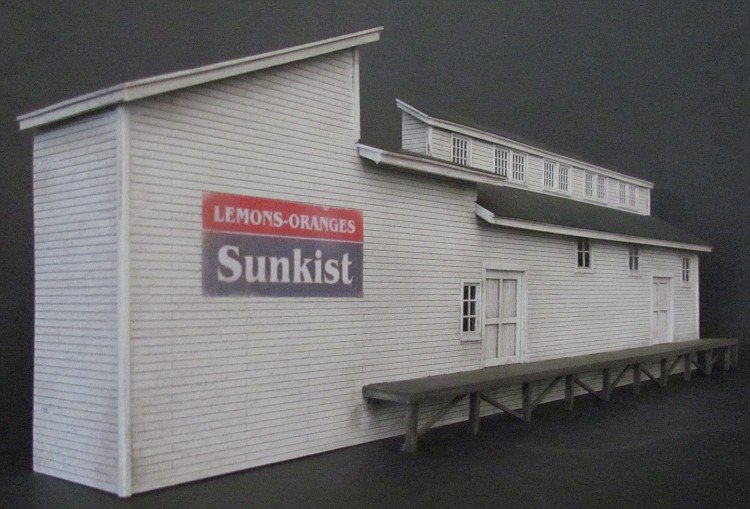 HO Sunkist Packing Shed