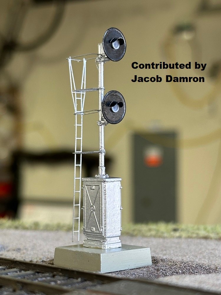 HO Signal Ground Mast Assembly #2