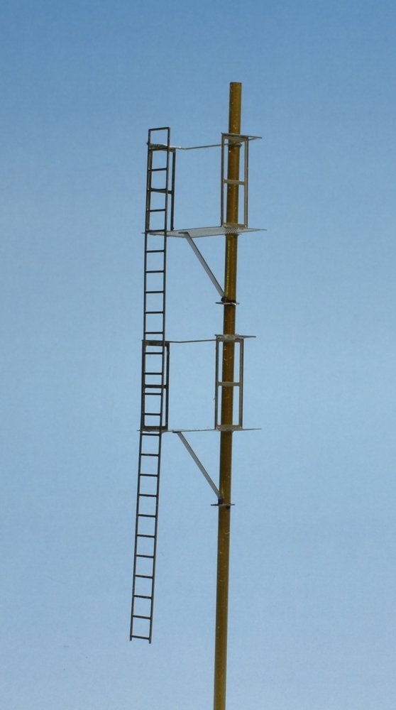 HO Signal Ground Mast Assembly #3