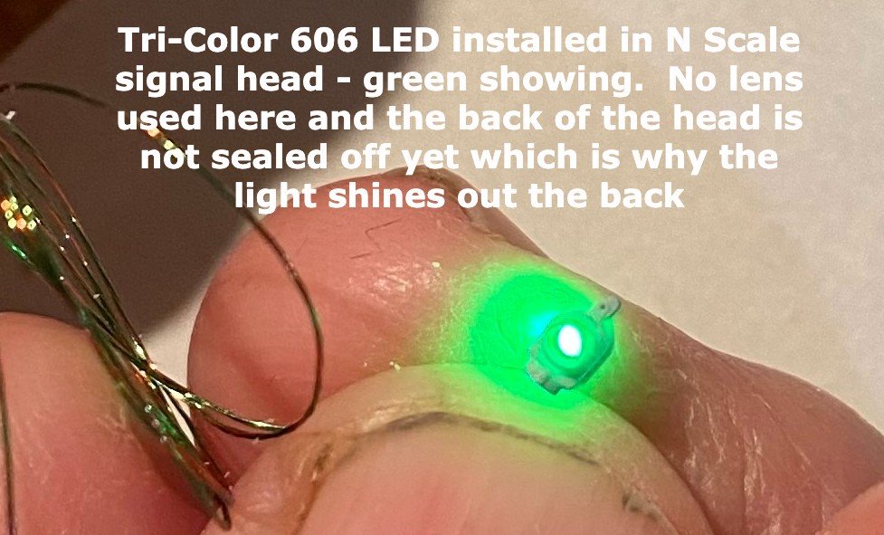 606 Size Tri-Color LED