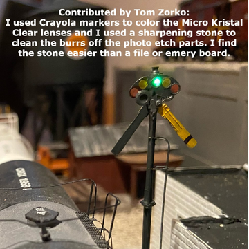 HO Lower Quadrant Train Order Signal Kit