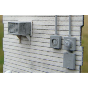 HO Power Meters and Empty Meter Bases