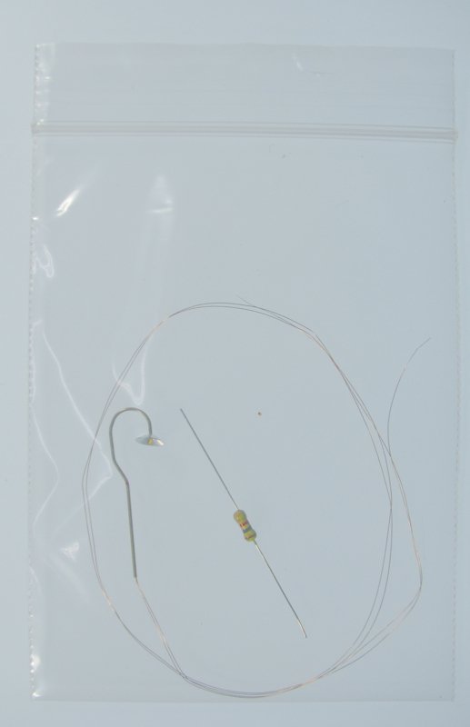 Lamp and LED kit for HO Train Order Signal Hoop Pole