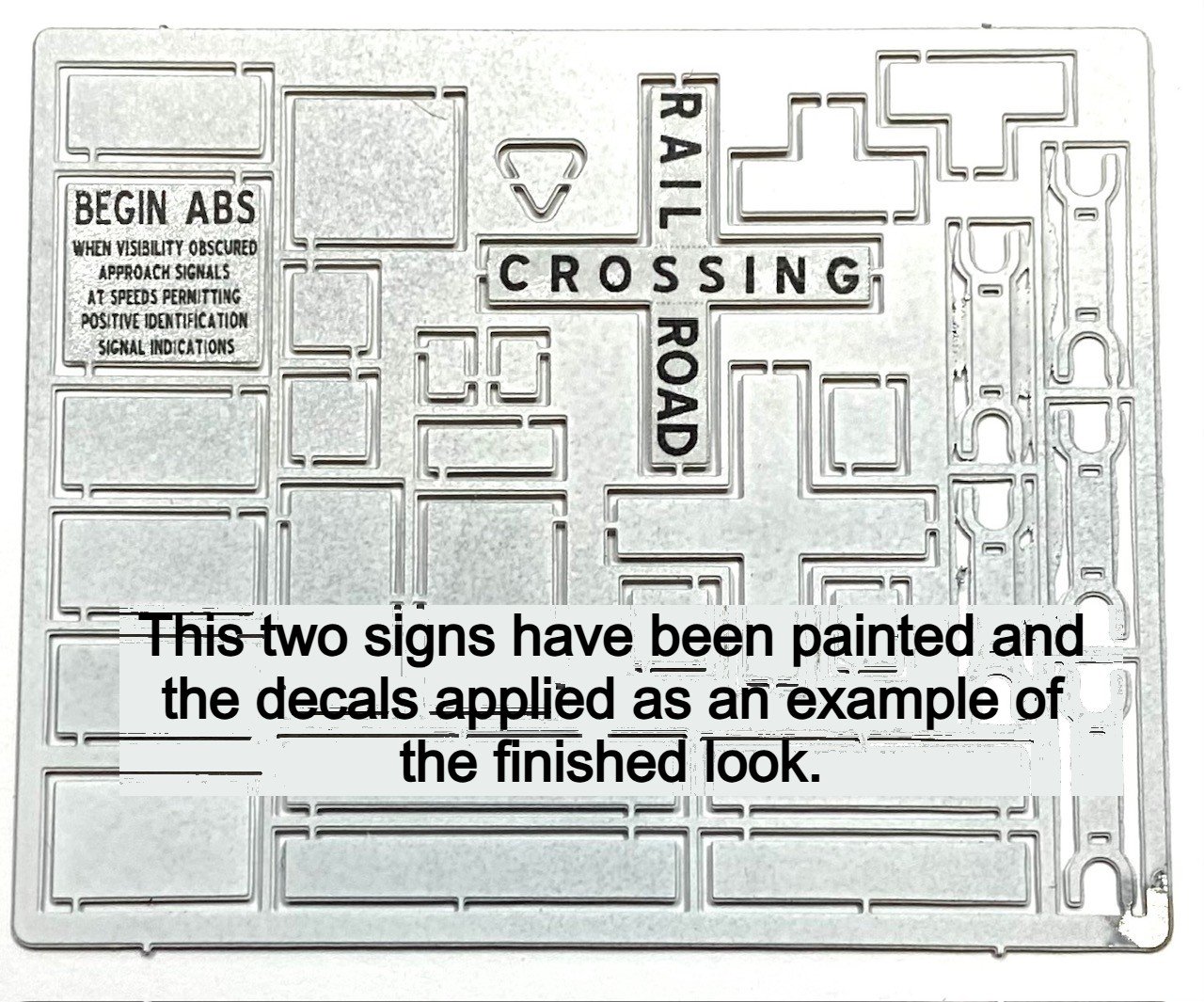 HO Trackside Signage