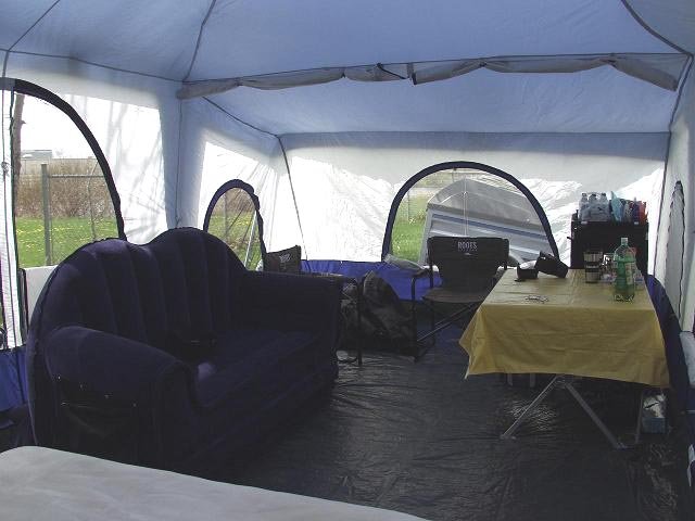 Deluxe Four Room Cabin Tent 24x10
