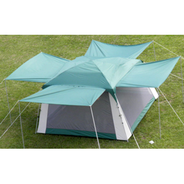 Screen Tent Quick Set with Awnings and Side Walls