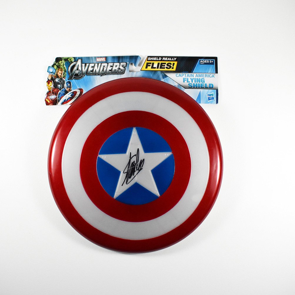 Stan Lee Captain America Avengers Endgame Signed Flying Shield ...