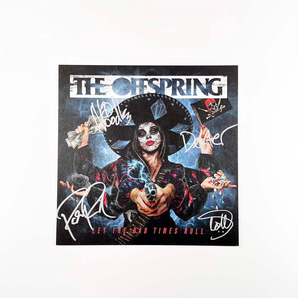 The Offspring Signed Litho Flat Certified Authentic Beckett BAS COA