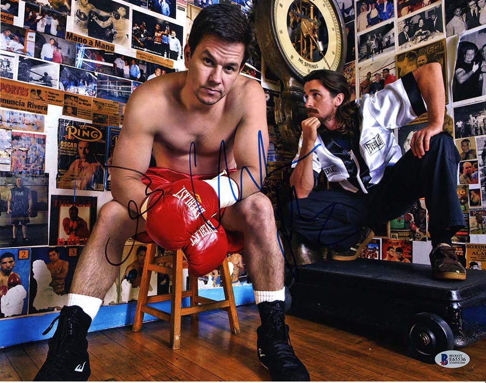 The Fighter Cast Bale and Wahlberg Signed 11x14 Photo Certified ...