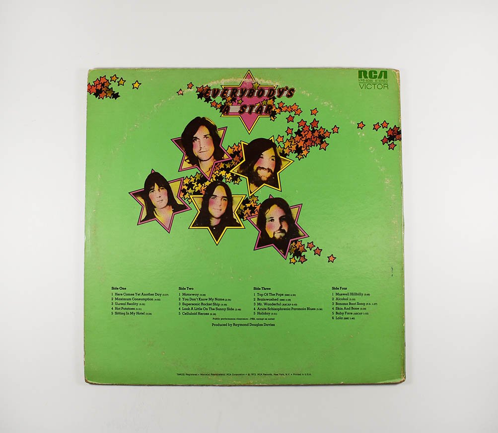 The Kinks Ray and Dave Davies Signed Record Album LP Certified ...