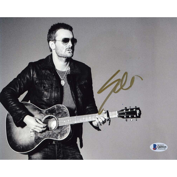 Eric Church Signed 8x10 Live Photo Certified Authentic Beckett BAS COA ...