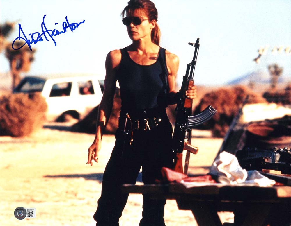 Linda Hamilton Terminator 2 Signed 11x14 Photo Certified Authentic ...