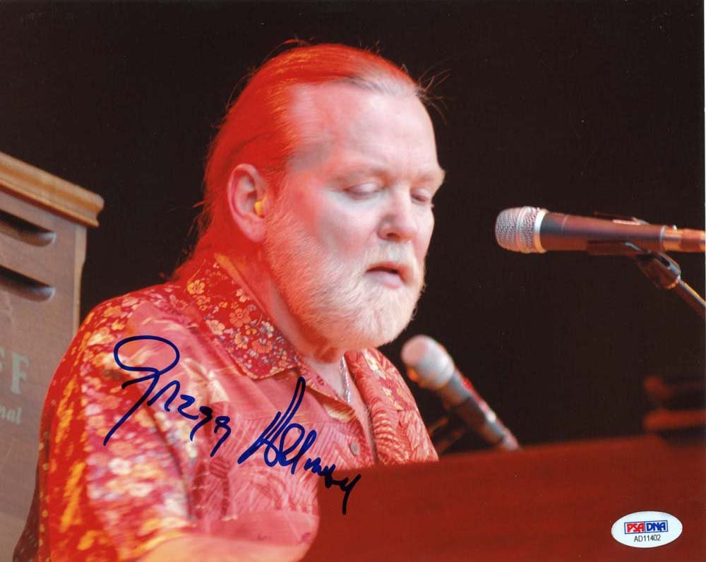 Gregg Allman Signed 8x10 Photo Certified Authentic PSA/DNA COA