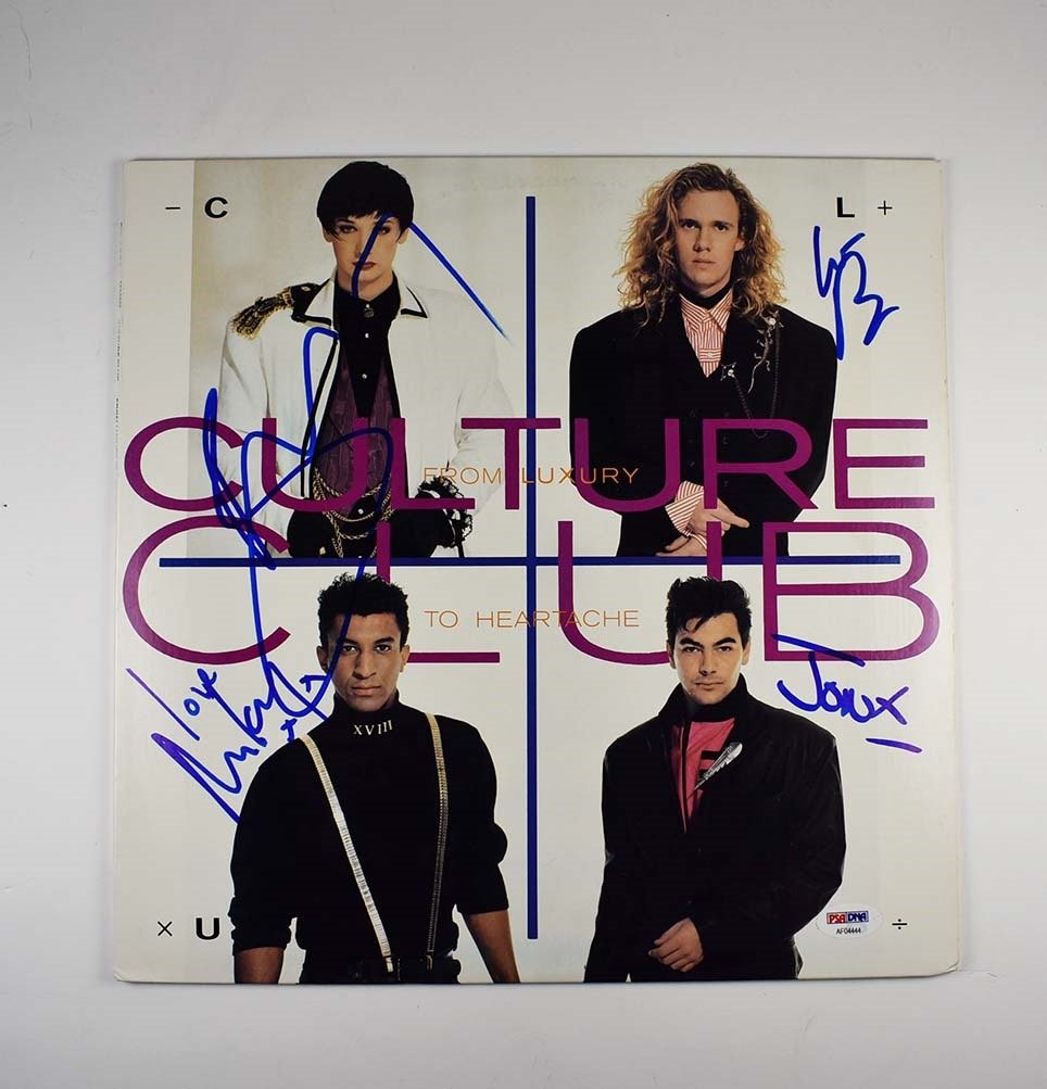 Culture Club Signed LP Record Album Certified Authentic PSA/DNA COA