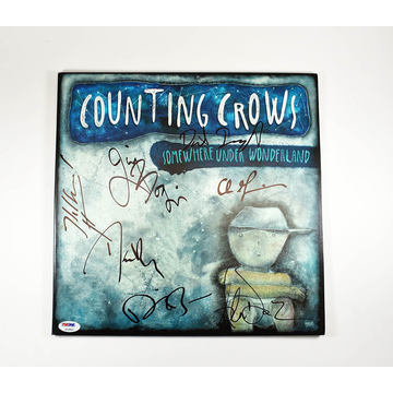 Counting Crows Signed Record Album LP Certified Authentic PSA/DNA COA