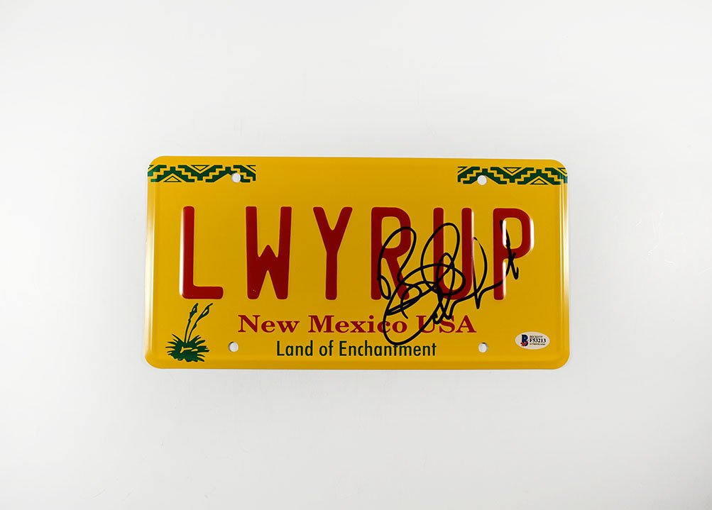 Bob Odenkirk Better Call Saul Signed License Plate Certified Authentic ...