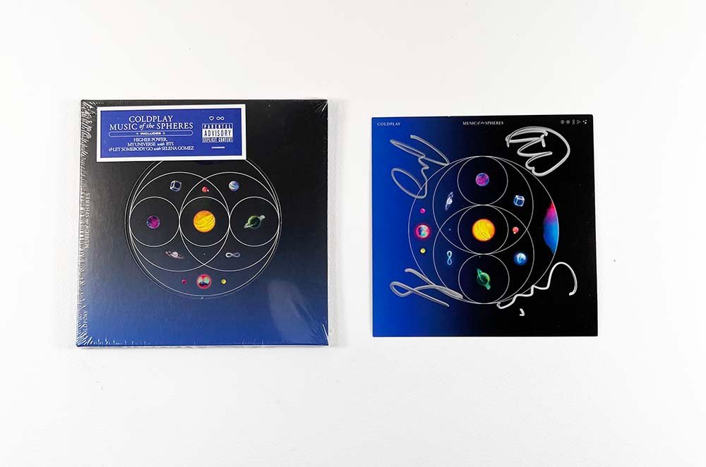 Coldplay Signed CD Cover Certified Authentic PSA/DNA COA