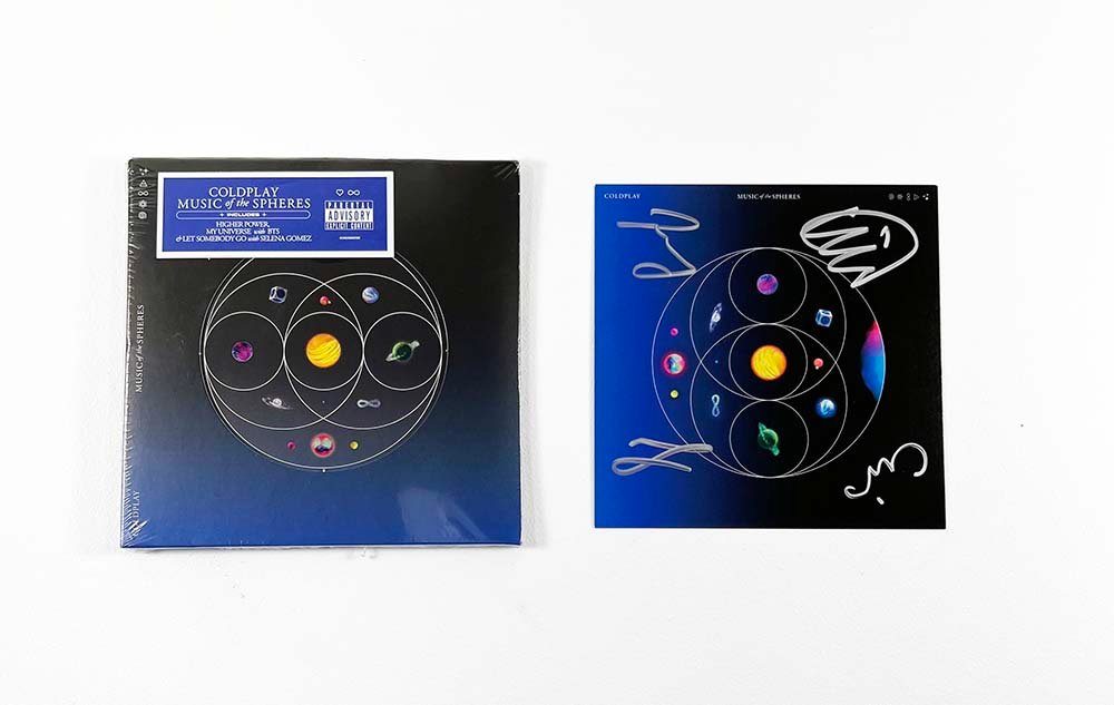 Coldplay Signed CD Cover Certified Authentic PSA/DNA COA