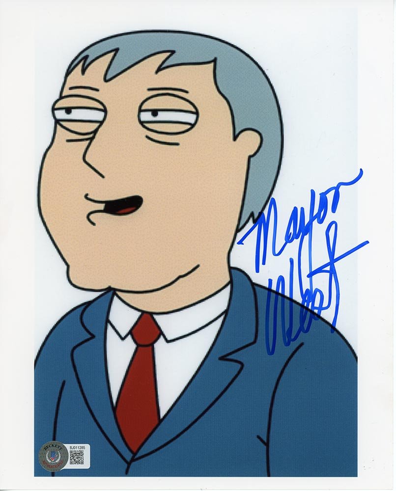 Adam West Family Guy Mayor West Signed 8x10 Photo Certified Authentic ...