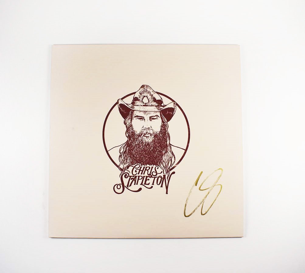 Chris Stapleton Signed Record Album LP Certified Authentic JSA COA AFTAL
