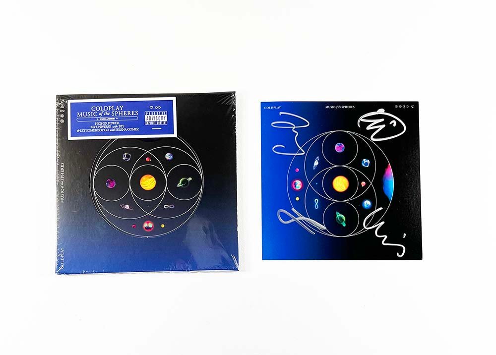 Coldplay Signed CD Cover Certified Authentic PSA/DNA COA